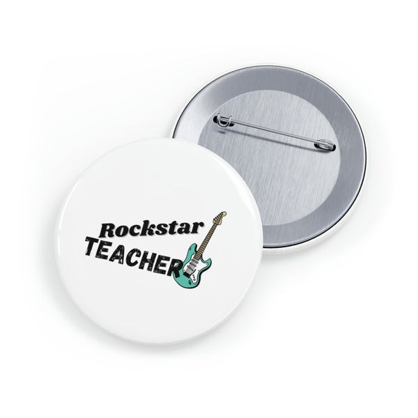 Rockstar Teacher - Round Pins – TeacherShine